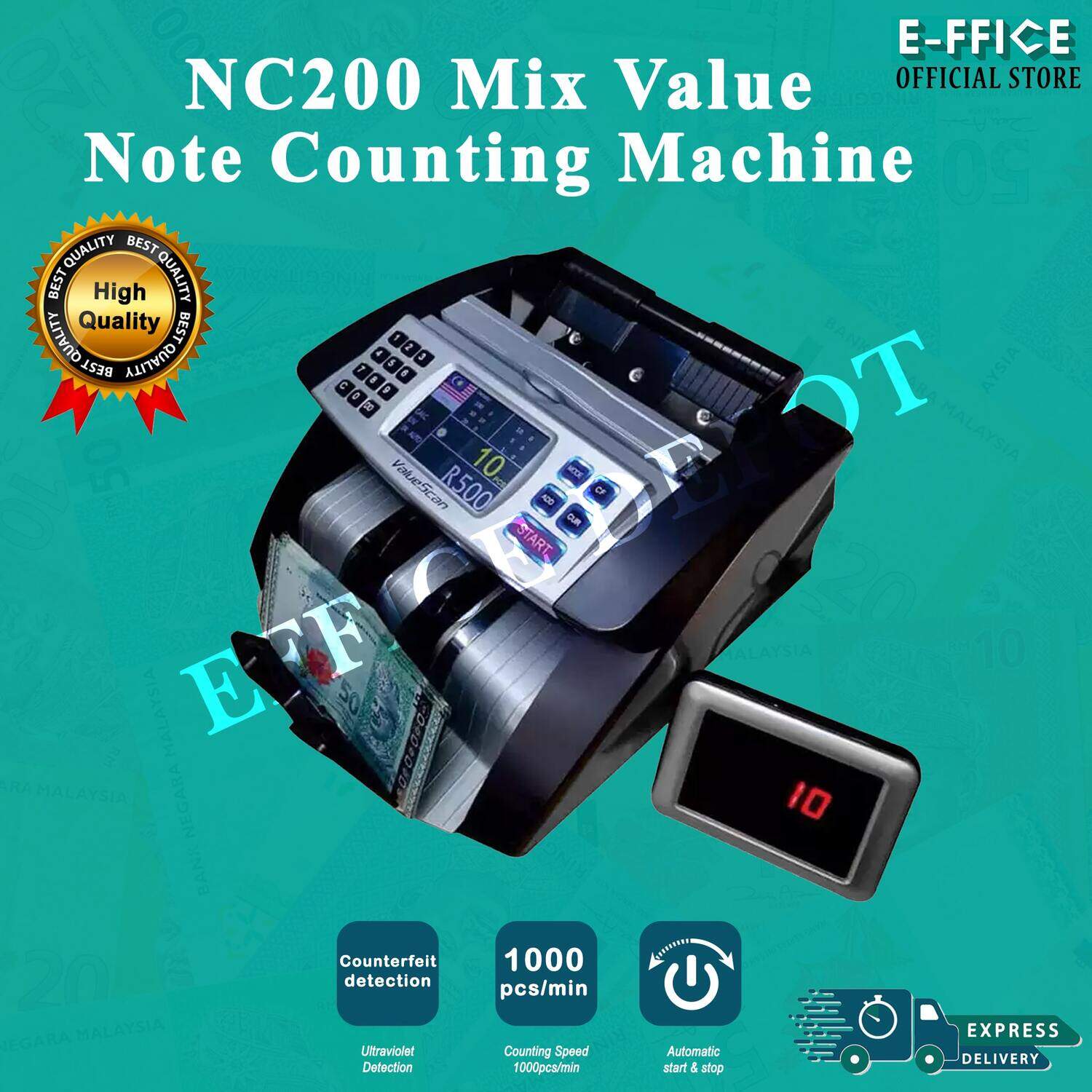 Effice Depot - NC-200 Money Bank Note Counting Machine | Lazada