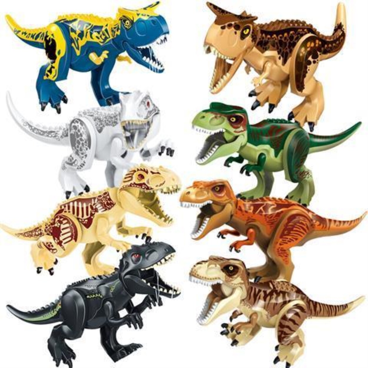 selling Compatible with lego Jurassic dinosaurs assembled world wood ...