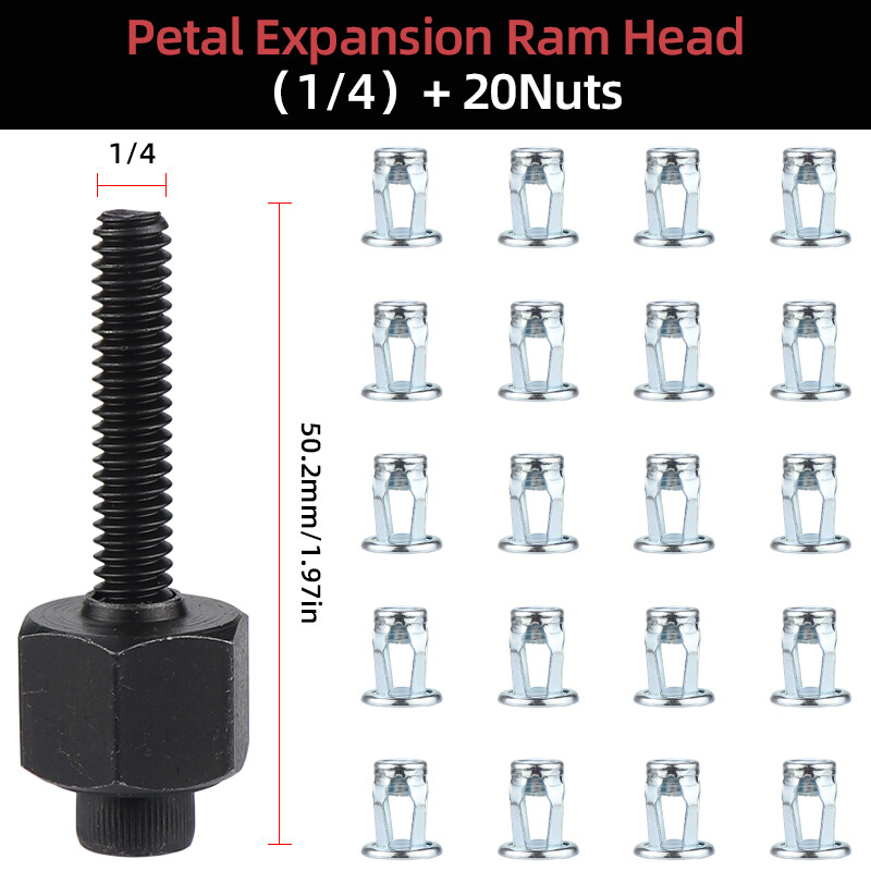 HIFESON Rivet Head Nuts Set Aluminum Expansion Clamp Petal Rivet Kits ...