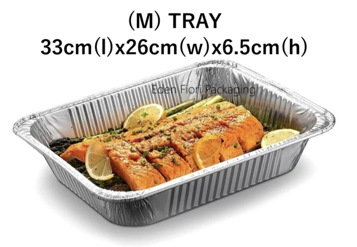 [5PCS] Alluminium Catering Dispoable Tray / Buffet Food Tray/ Partyware ...
