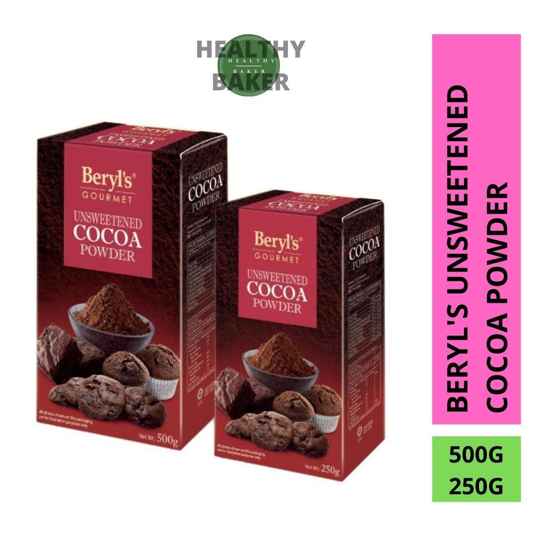 READY STOCK BERYL'S 100% UNSWEETENED COCOA POWDER / 250G / SERBUK KOKO ...