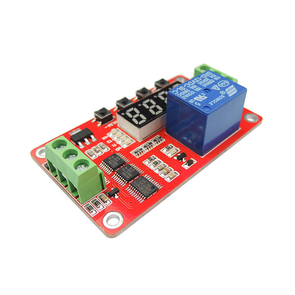12V DC มัลติฟังก์ชั่น Self-Lock ถ่ายทอด Cycle Delay Time โมดูลสวิทซ์ ...