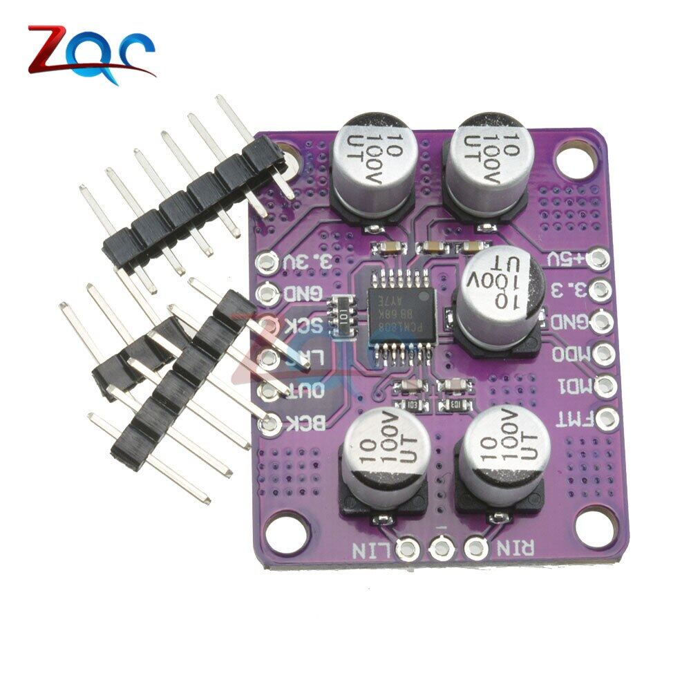 PCM1808 105dB SNR สเตอริโอออดิโอ ADC ถอดรหัสอะนาล็อก-อินพุตแบบเดี่ยว ...