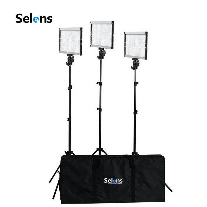 Selens GE-500แบบพกพาหรี่แสงได้3200K/5600K Daylight LED Video Camera ...