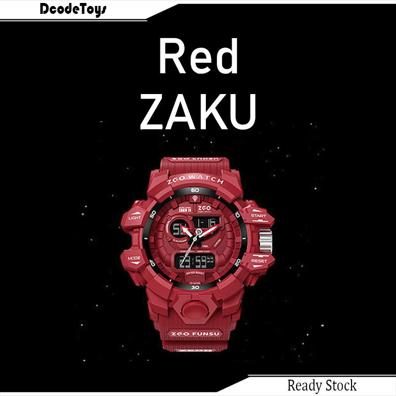 Zaku Original Genuine ZGO gundam Sports Watch Unisex Collection student ...