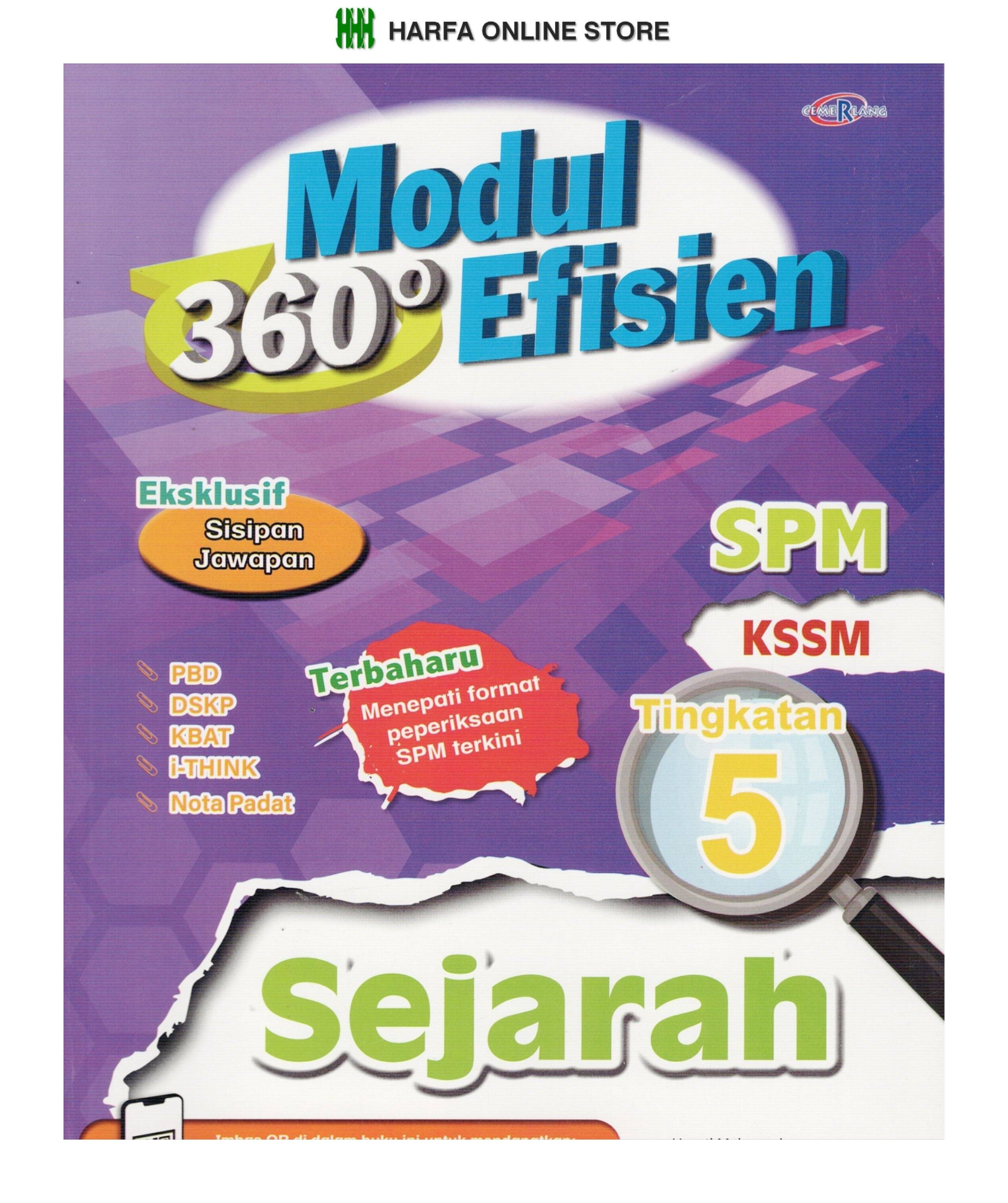 BUKU LATIHAN : MODUL 360 EFISIEN SISTEM SEJARAH SPM TINGKATAN 5 KSSM ...