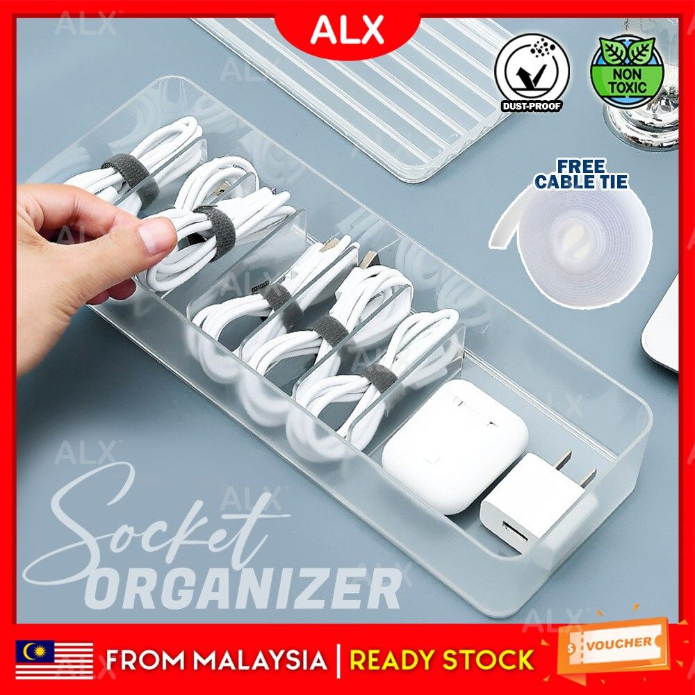 ALX MALAYSIA Earphone Cable Wire Storage Box Multifunctional Drawer ...