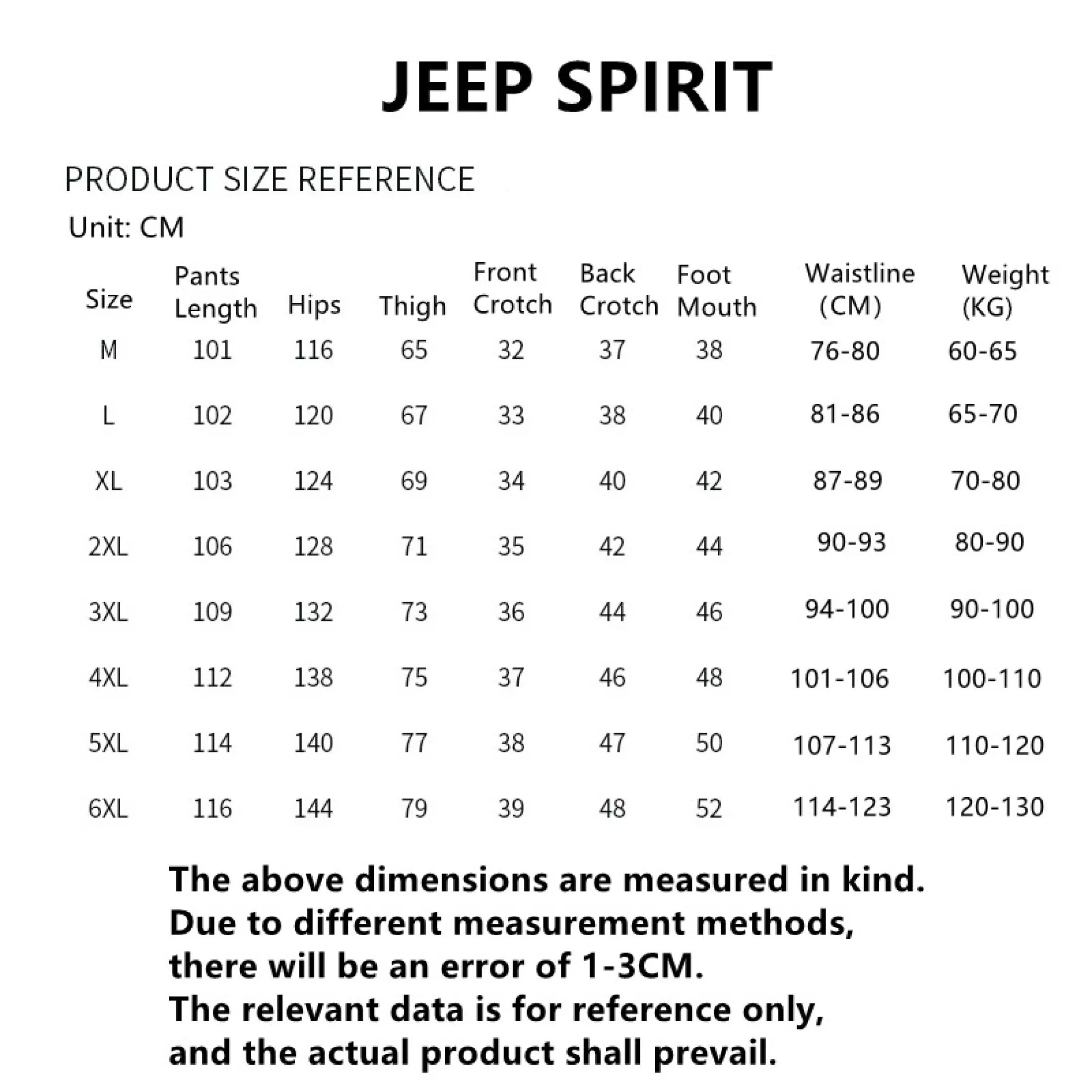 JEEP SPIRIT Men's Pants Spring and Autumn Casual Pants Cargo Loose ...