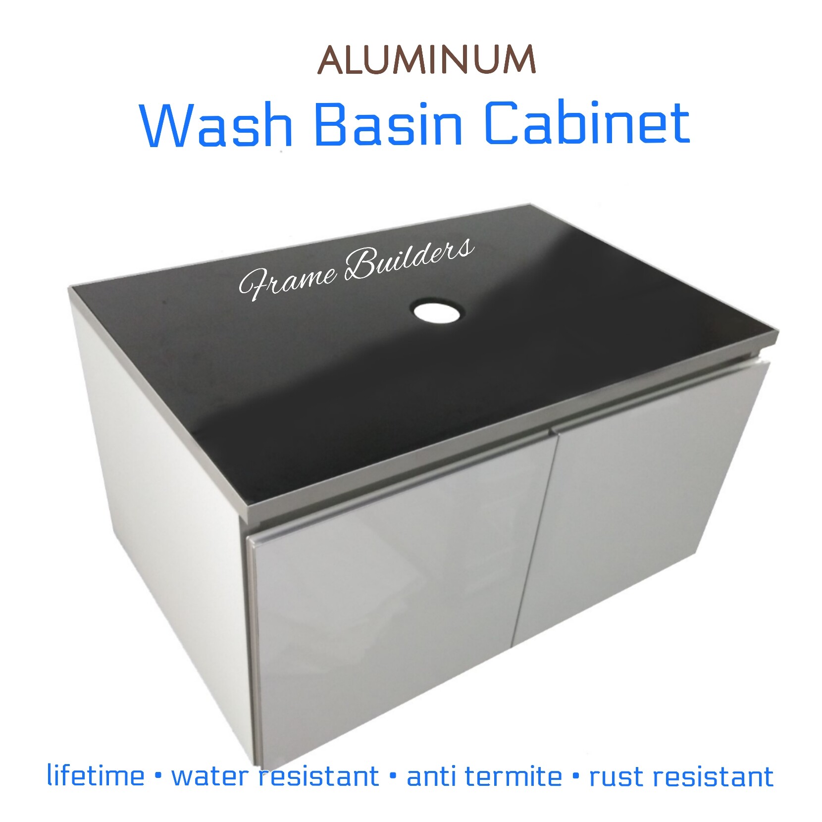 [PRE-ORDER]Basin Cabinet/Aluminum Basin Cabinet/Ceramic Tabletop ...