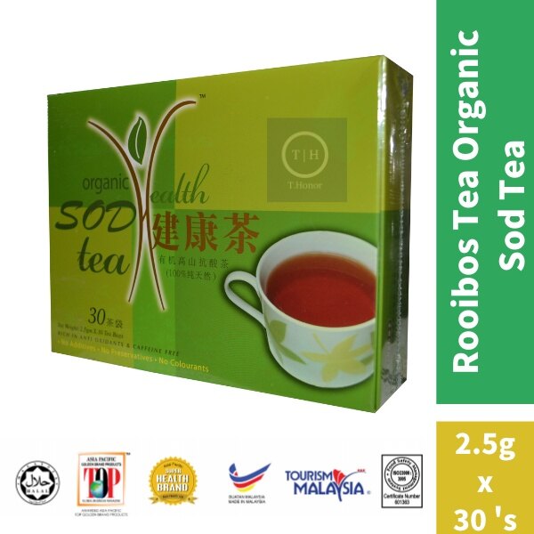 Rooibos Tea Organic Sod Tea 2.5g x 30sachet | Lazada