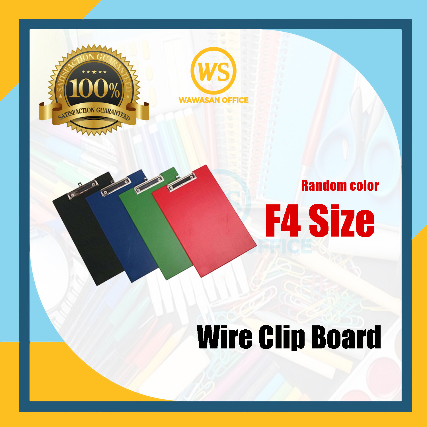 PVC Clip Board / Clipboard / Paper Clipboard / Wire Clip Board / Jumbo ...