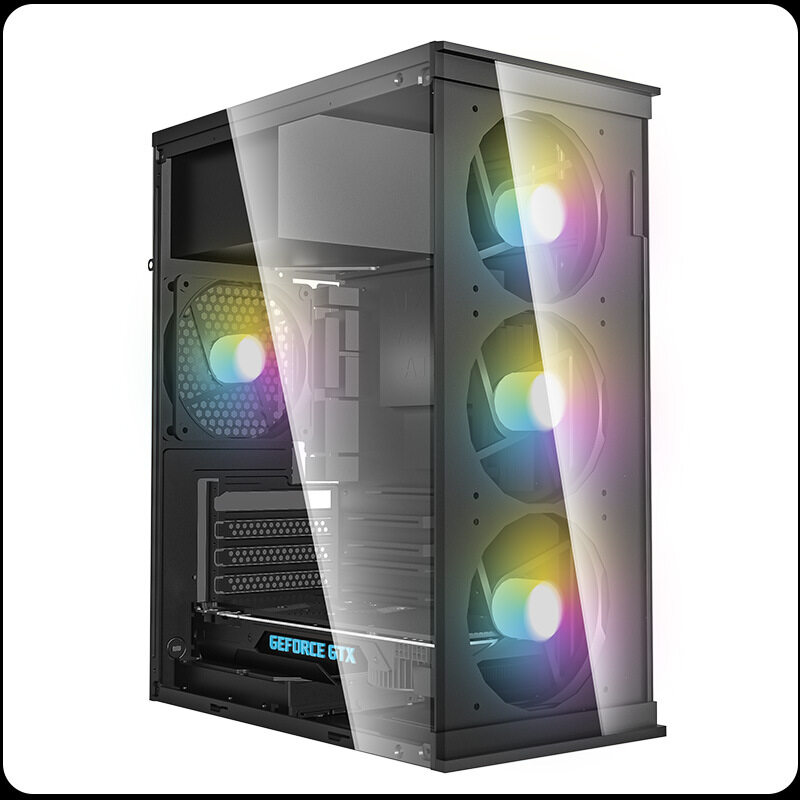 Fully Lateral Transluscent Computer Mainboard Business Office Multi ...