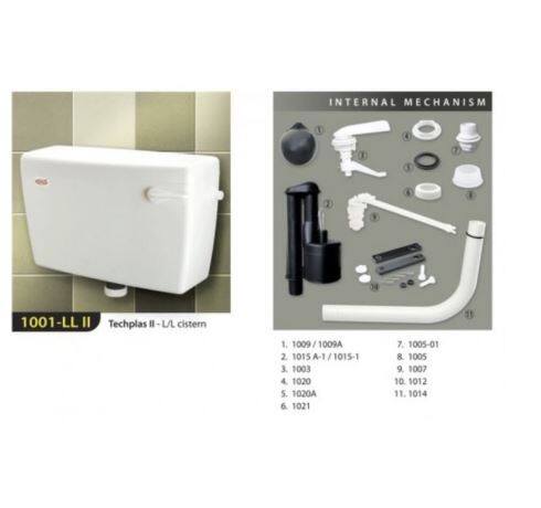 Techplas Elegen Plastic Flushing Cistern Low Level | Lazada