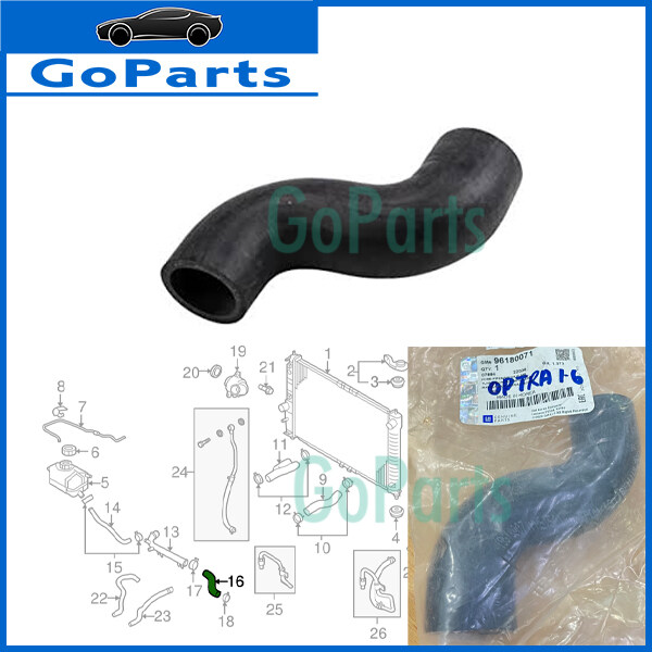 100% Original Water Pump Pipe Hose By pass CHEVROLET Optra 1.6 / AVEO 1 ...