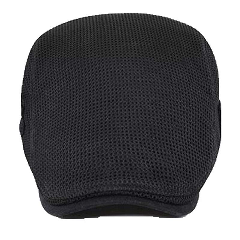 Blowing Cabbie Flat Cap Breathable Mesh Newsboy Beret Ivy Cap - Blowing ...