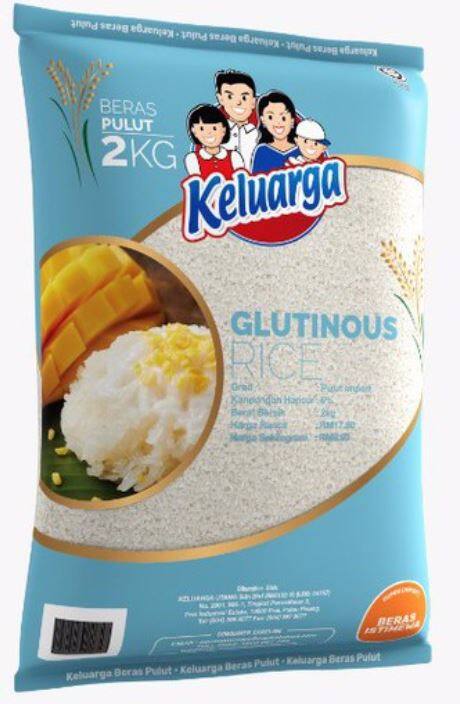 Cap Keluarga Beras Pulut Susu Glutinous Rice 2kg | Lazada