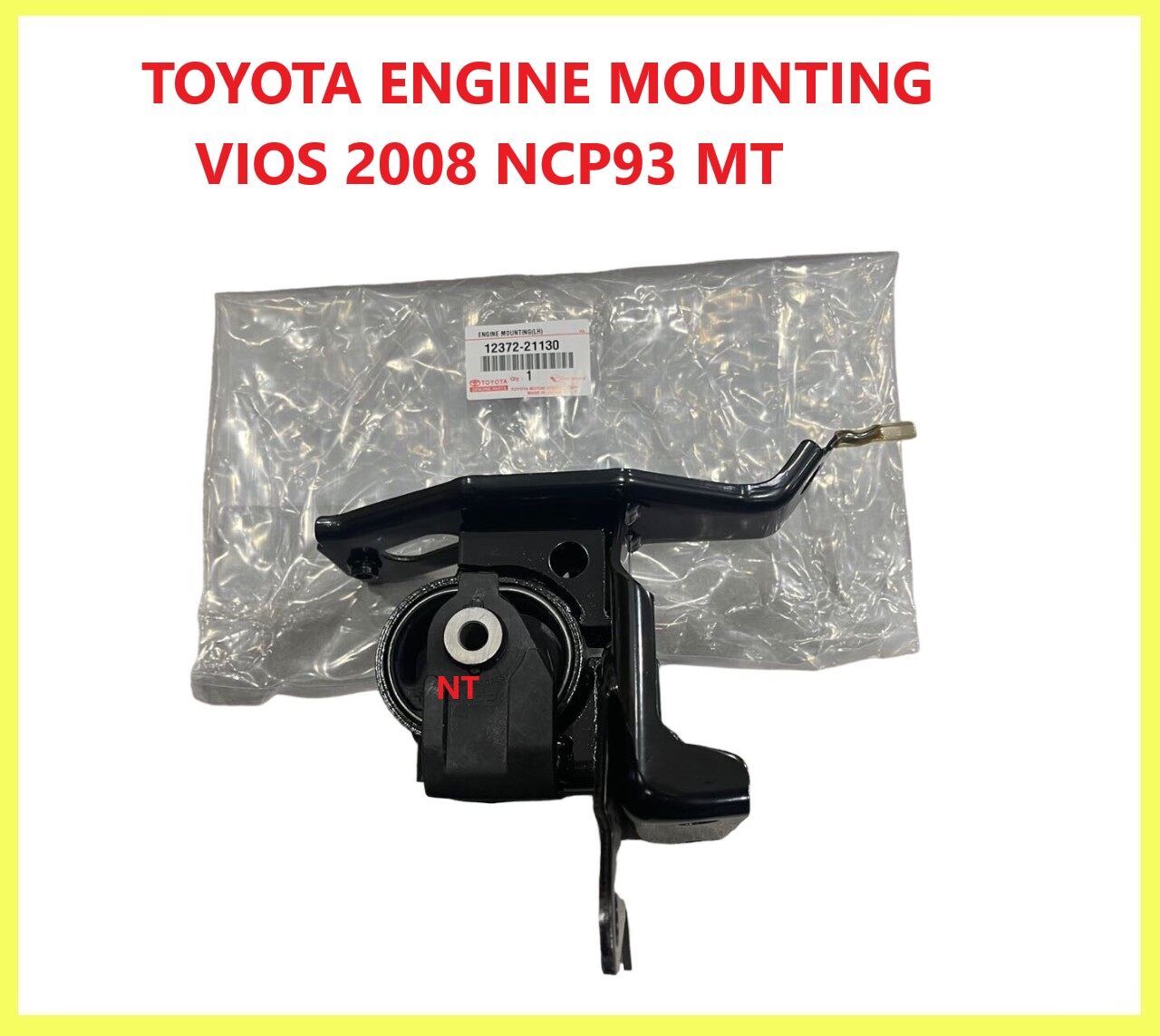 100% TOYOTA ORIGINAL TOYOTA VIOS NCP93 MANUAL ENGINE MOUNTING SET MT ...