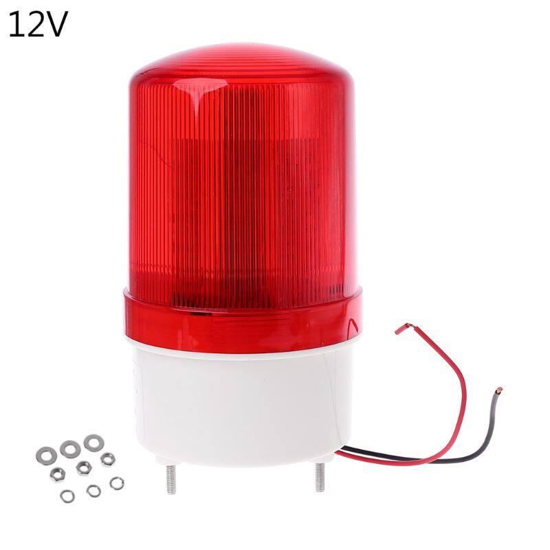 220V/12V/24V LED Alarm Light Warning Lamp Signal Buzzer Rotary Strobe ...