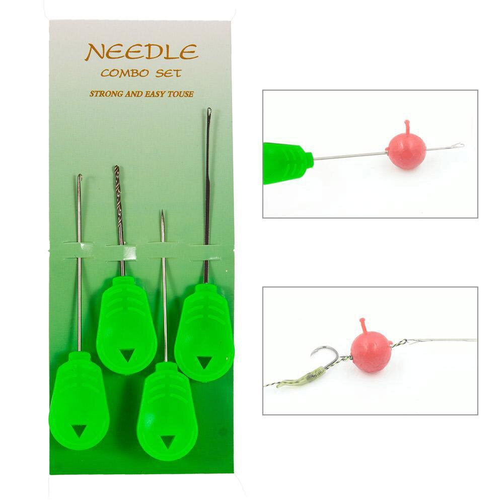 Handle Pill-shaped Bead Bait Needle Fishing Accessories Threader With ...