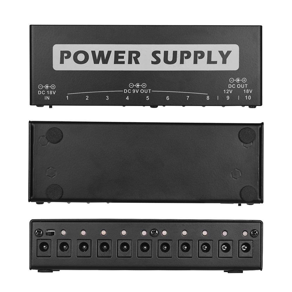 Portable Guitar Effect Power Supply Station Distributor 10 Isolated DC ...