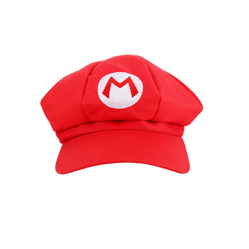 Kids Super Mario Bros Hat For Boys Girls Classic Game Mario Octagonal ...