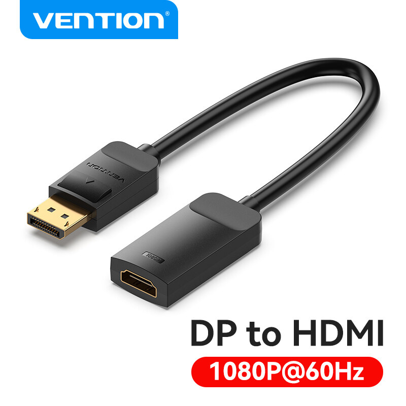 Vention Display Port To HDMI Adapter 4K 60hz Display Port To HDMI ...