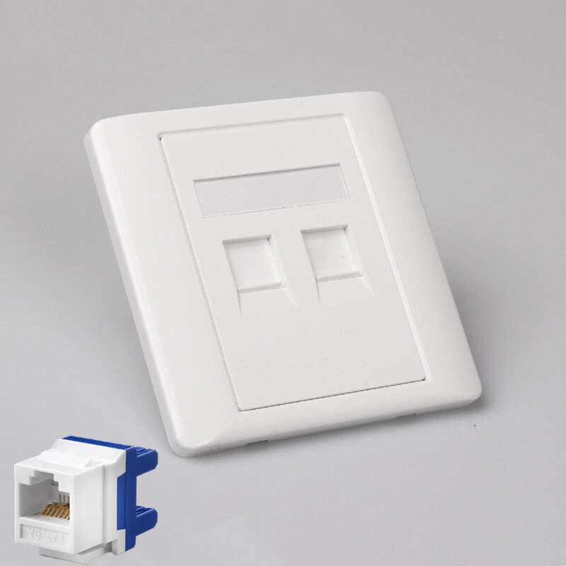 86 Type RJ45 Cat6 Socket Network Panel RJ45 Jack Keystone Pc Wall Face ... 86 Type RJ45 Cat6 Socket Network Panel RJ45 Jack Keystone Pc Wall Face ...