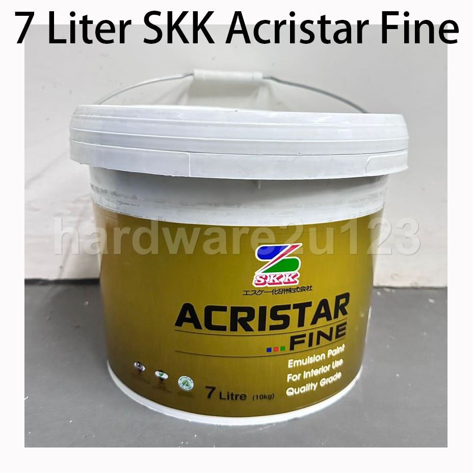 SKK Acristar Fine 7 Liter Emulsion Paint for Interior Wall and Ceiling ...