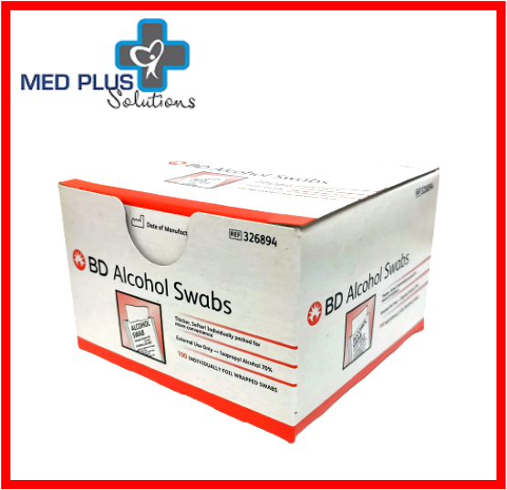 BD Alcohol Swabs 100's (EXP:6/2027) | Lazada