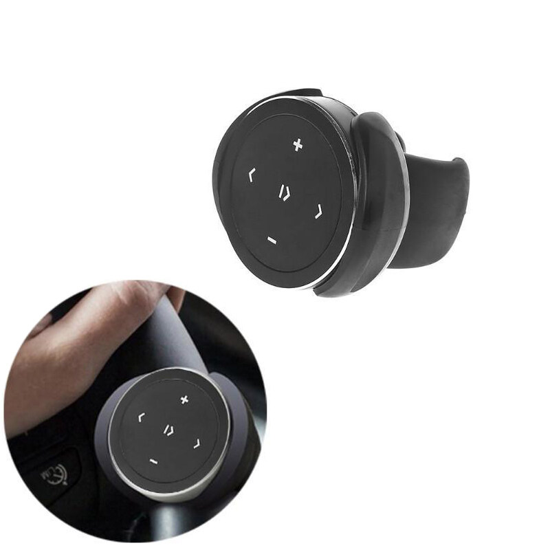 Aitemay Bluetooth Steering Wheel Remote Control Wireless MP3 Music ...