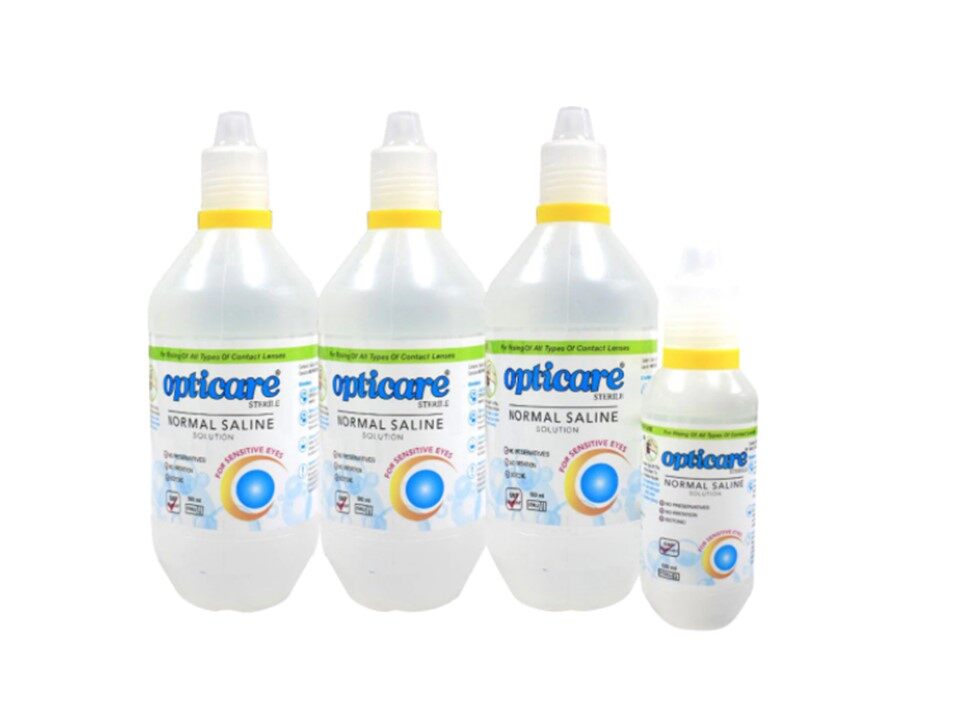OPTICARE Normal Saline Solution (3 x 500mL + 120mL) | Lazada