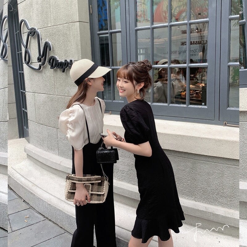 5 Xl แผ่นชุดใหม่หญิงอารมณ์ Han Edition Hubble-Bubble แขนสั้น2022ฤดูร้อน ...