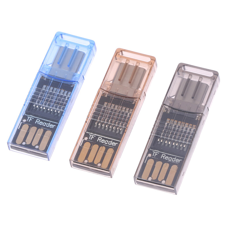 ZHANG 2 In 1 Card Reader USB 2.0 USB Type C เป็น SD Micro SD TF Card ...