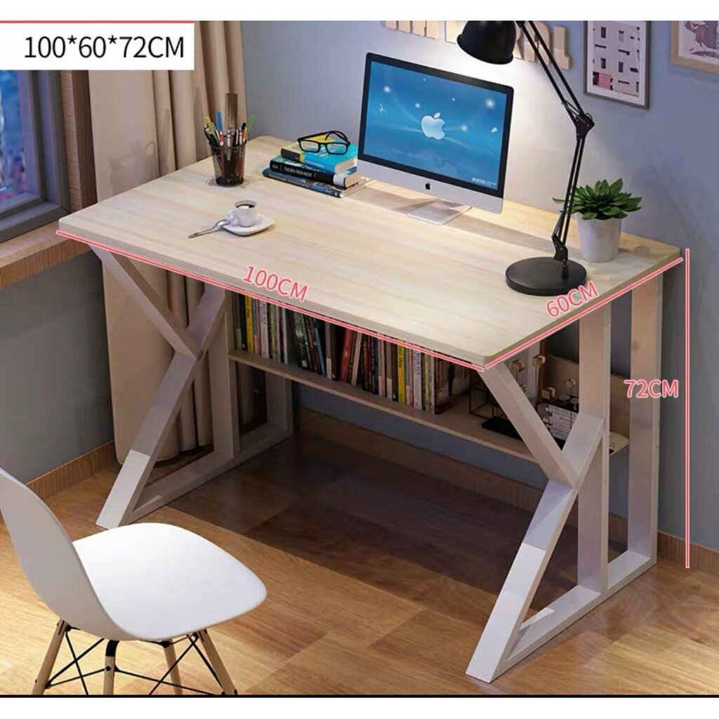 Wfurniture Computer Desk Study Table WRITING DESK OFFICE TABLE Meja ...