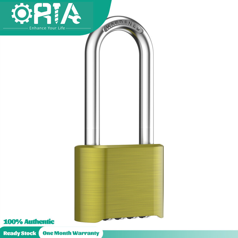 ORIA Heavy Duty Combination Padlock Outdoor 4 Digit Code Lock ...