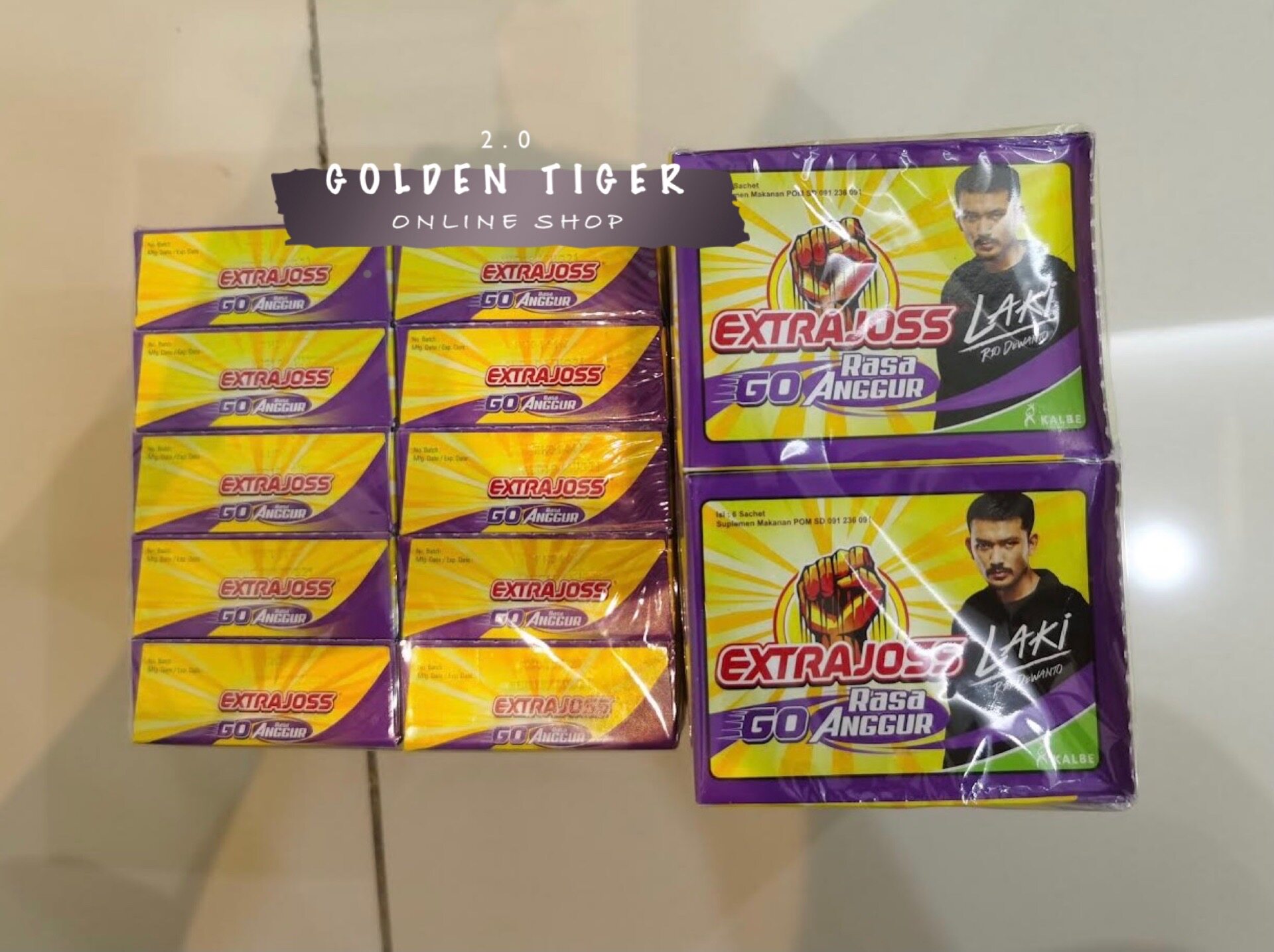 {READY STOCK}Extra Joss Anggur (10 box x 6Sachets) 100%ORIGINAL | Lazada