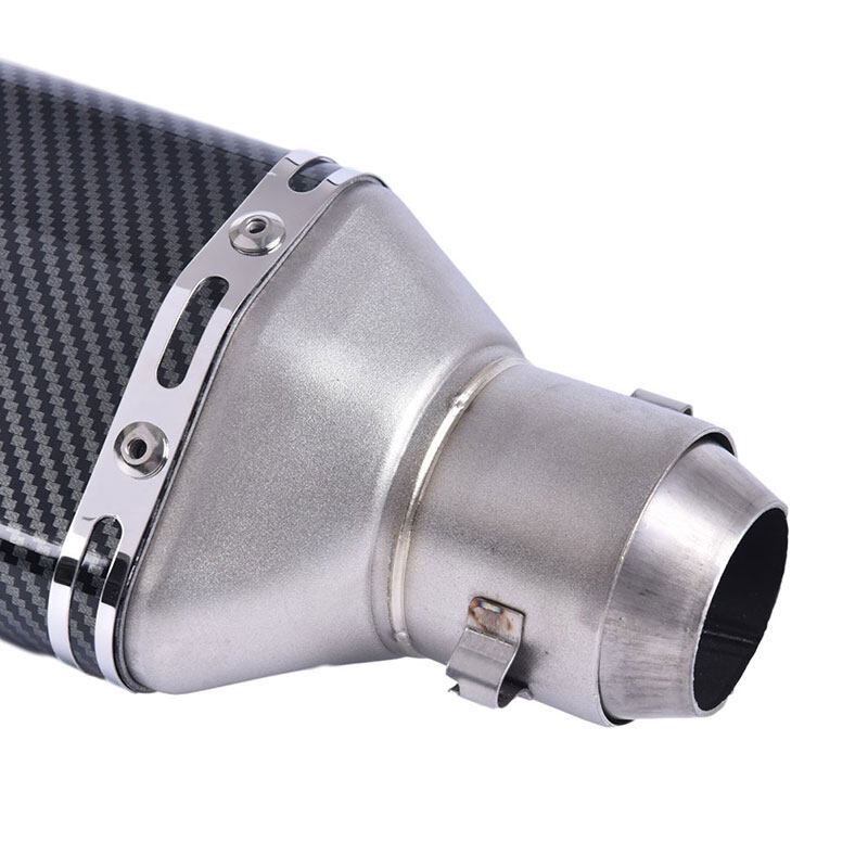 Universal Motorcycle Short Exhaust Muffler Pipe With DB Killer Slip On ...