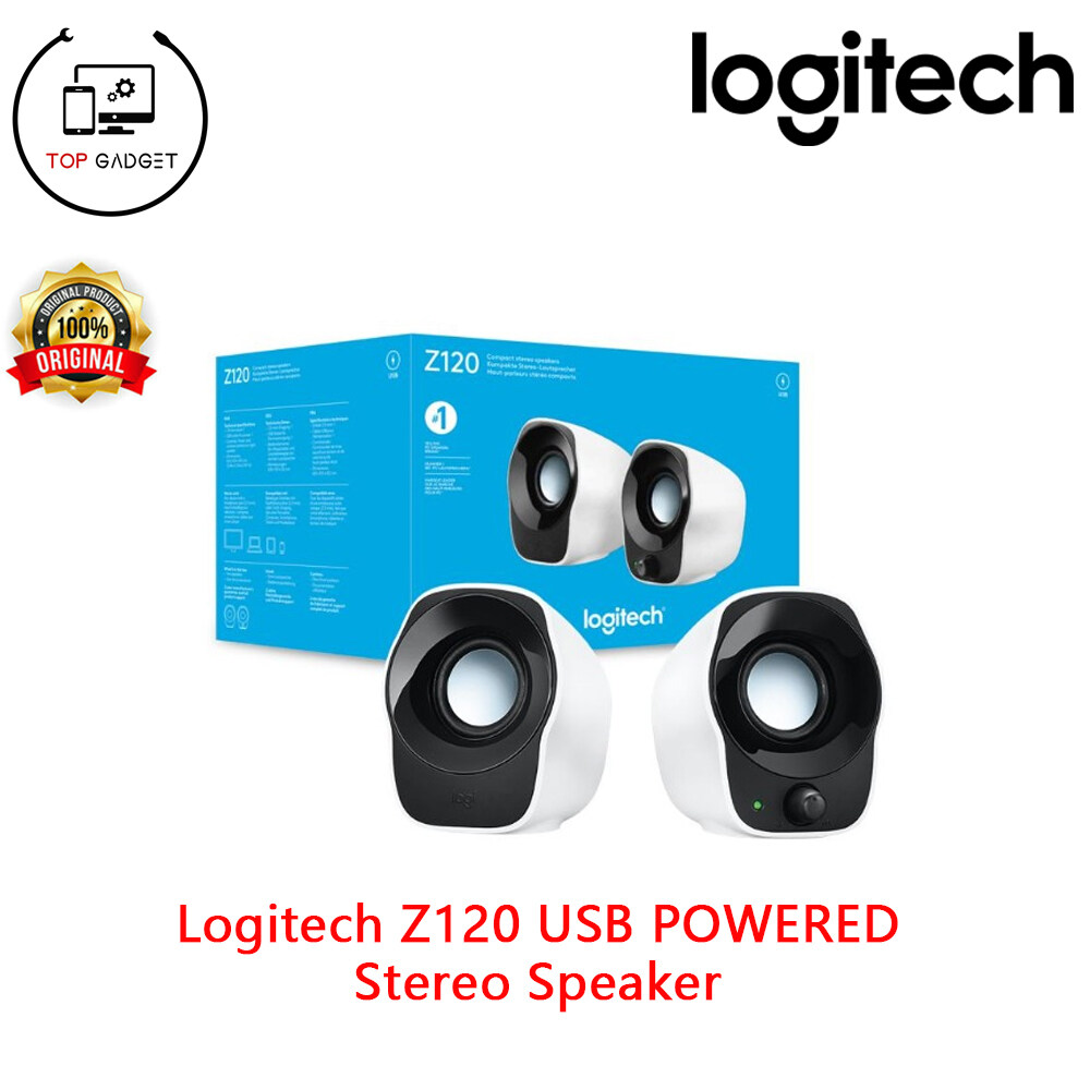 LOGITECH Z120 USB POWERED STEREO SPEAKER | Lazada