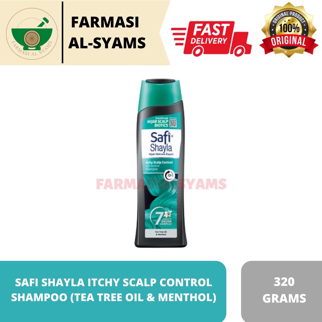 SAFI SHAYLA ITCHY SCALP CONTROL SHAMPOO (TEA TREE OIL & MENTHOL) 320G ...