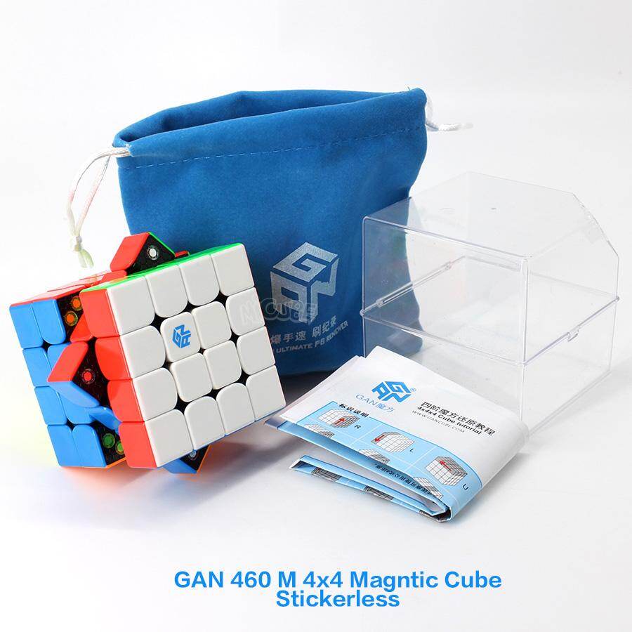 เดิม GAN 460 เมตร Cube แม่เหล็ก 4x4 เมจิก CUBE 4x4x4 GAN 460 เมตรความ ...