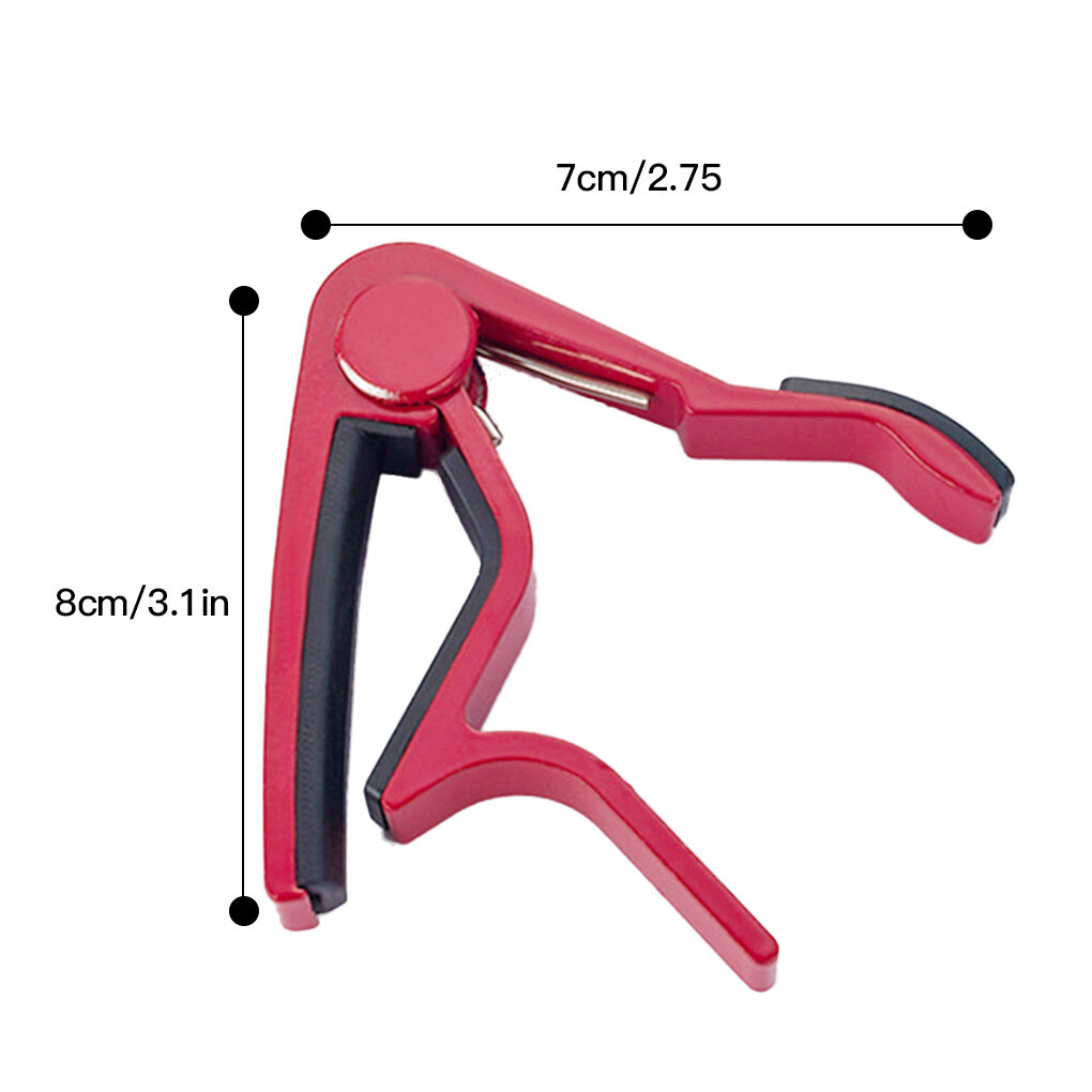 Guitar Capo Streamlined Aluminum Guitar String Clip Clamp with ...