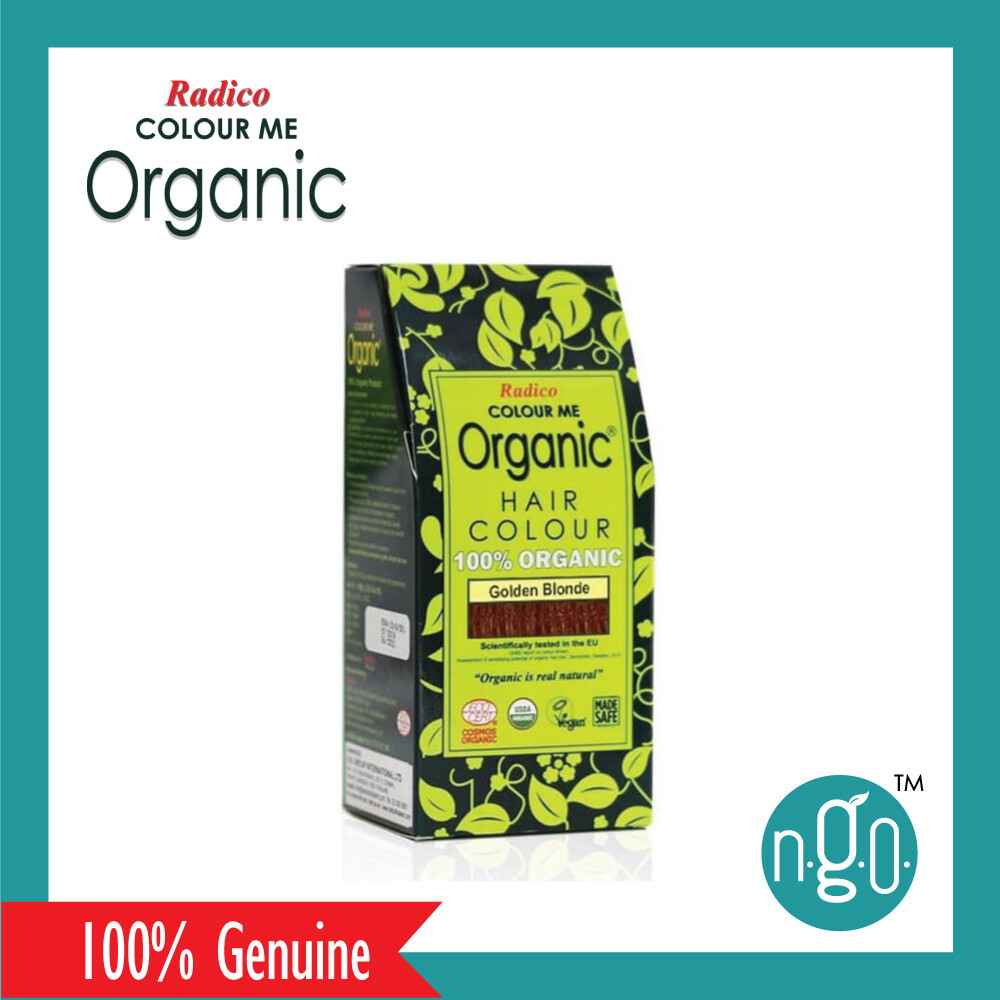 Radico Org. Hair Colour Powder - Golden Blonde (100g/box) | Lazada