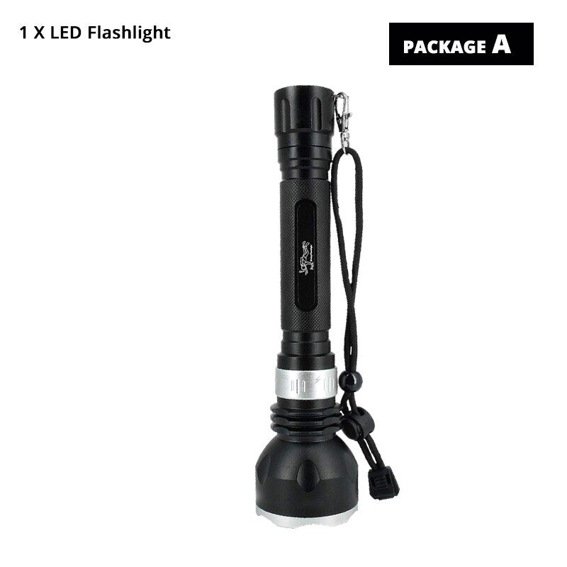 LED Diving Flashlight IPX-8 Diving Lantern Professional Underwater ...