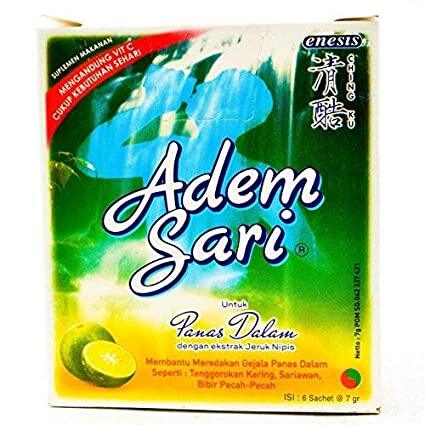 Adem Sari Untuk Panas Dalam 12 Box 72 sachet Adam Sari Ready Stock | Lazada