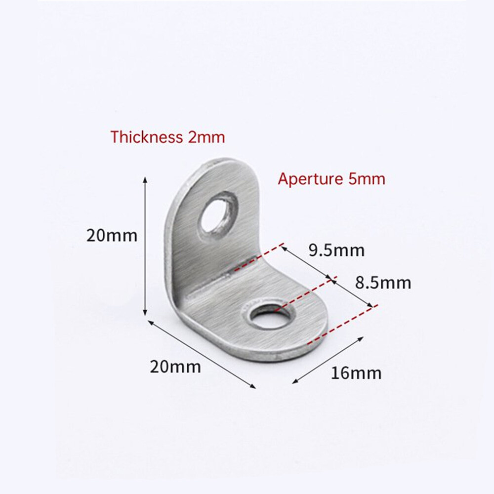 Furniture Angle Bracket Stainless Steel L Shape Bracket Corner Brackets ...