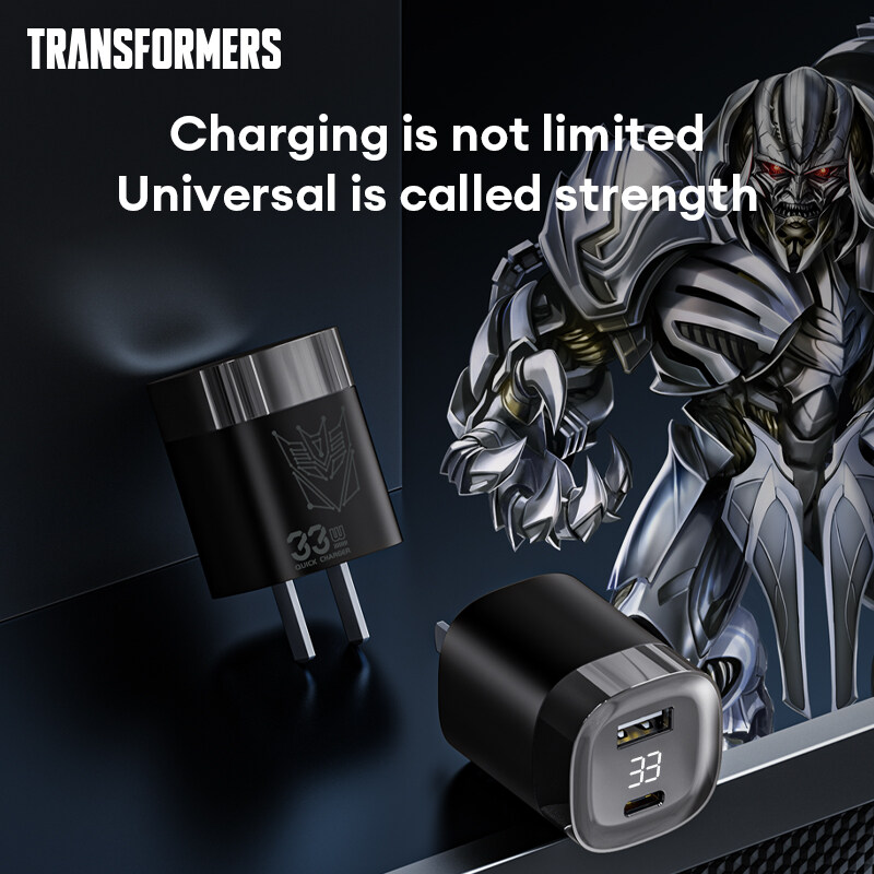 Transformers TF-K01 data cable set Dual socket 33W Type-C super fast ...
