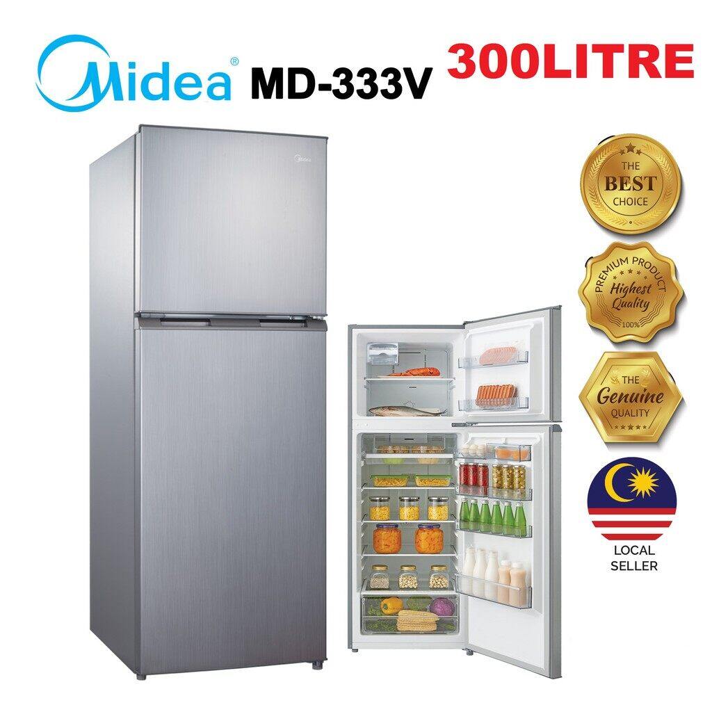MIDEA 2 Door Fridge Refrigerator (300L) MD-333v / MDRT307MTB28 ...