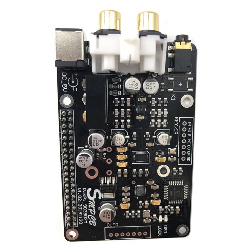 Es9038Q2M Opa1612 Op ถอดรหัส Digital Broadcast Board I2S 32Bit/384K ...