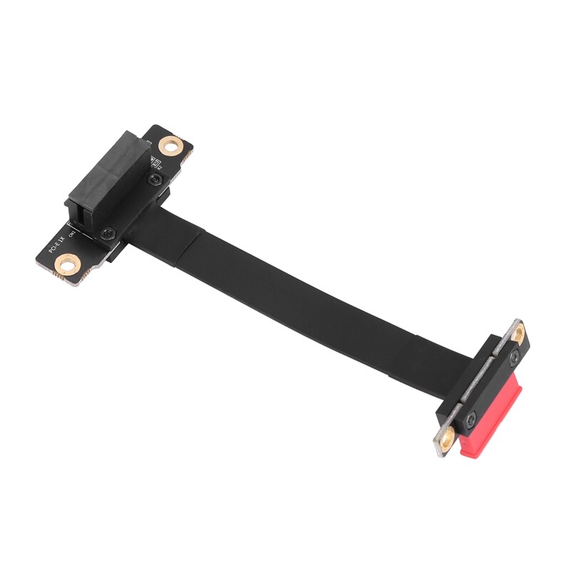 PCIE X1 Riser Cable Dual 90 Degree Right Angle PCIe 3.0 X1 to X1 ...