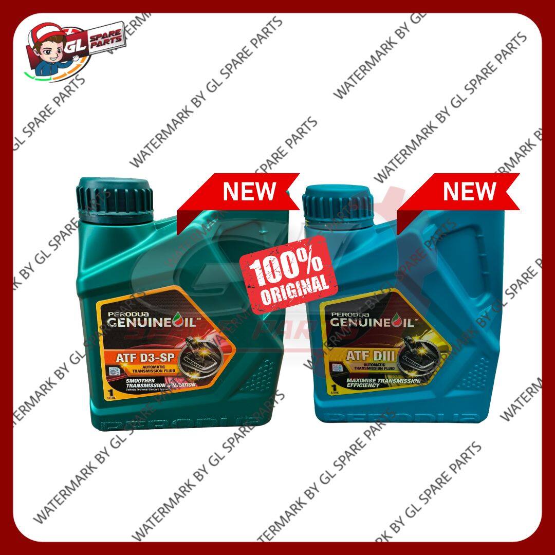100% ORIGINAL PERODUA ATF GEAR OIL D3-SP DIII AUTOMATIC TRANSMISSION ...